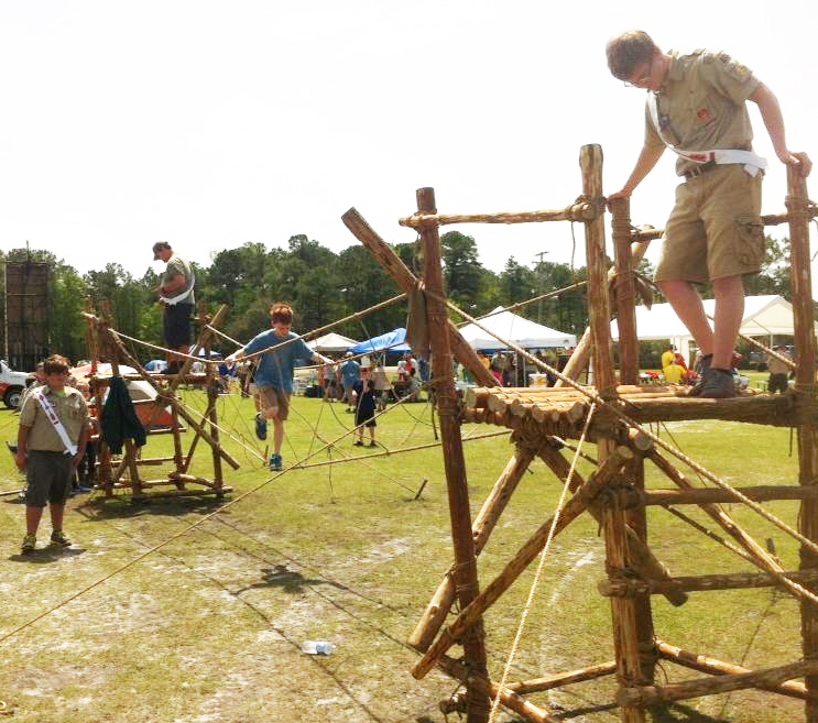 Monkey Bridge – SCOUT PIONEERING