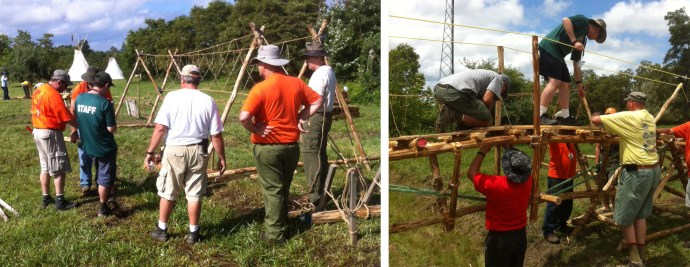 Jamboree Pioneering: The Building Process – SCOUT PIONEERING