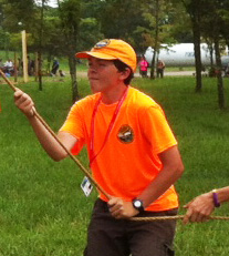 Cabin-Building Station: Derricks at the Jamboree – SCOUT PIONEERING