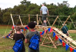 Prestressed Triple Walkway Bridge – SCOUT PIONEERING