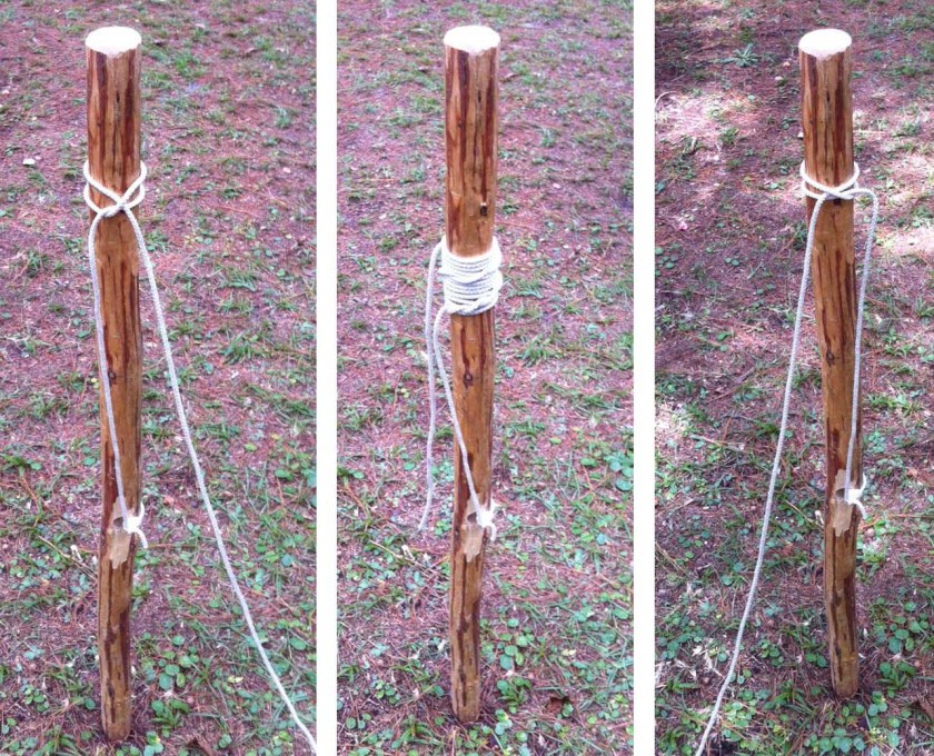 vertical hitching post – SCOUT PIONEERING