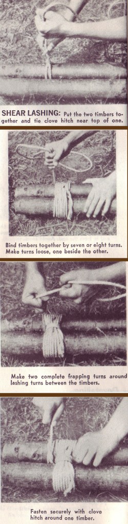 Tripod Lashing – SCOUT PIONEERING