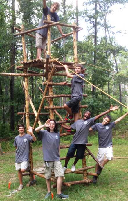 14′ Climbing Tower at Scout Camp – SCOUT PIONEERING